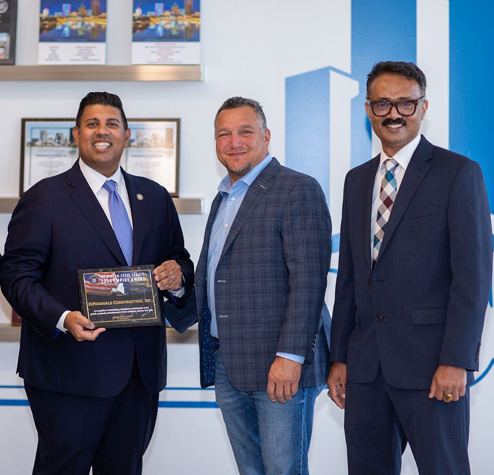 New York State Senator Jeremy Cooney presents DCI with Empire Award ...